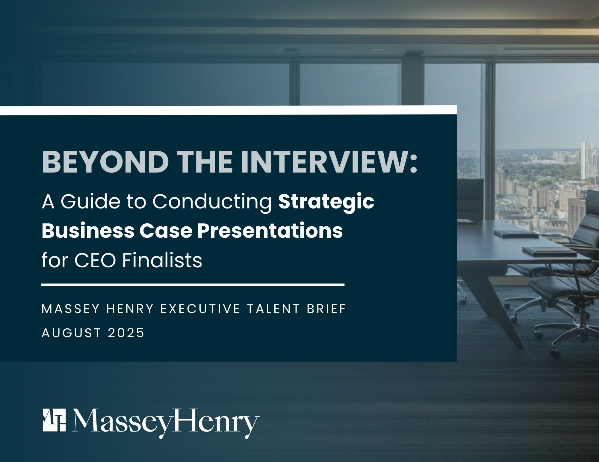 Beyond the Interview: How Business Case Presentations Elevate CEO Selection